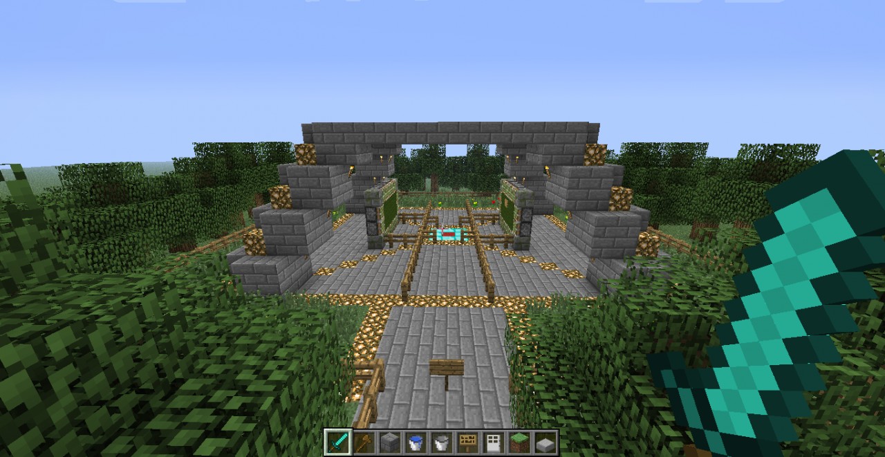 spawn for server {unfinished} Minecraft Map